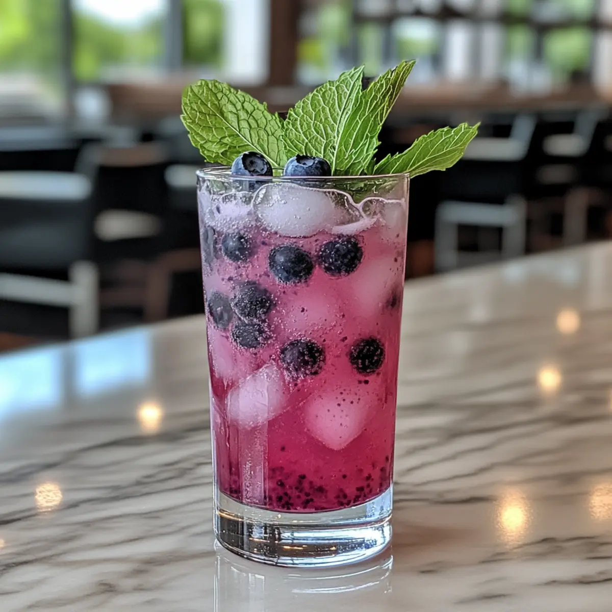 Blueberry Lavender Mojito Mocktail: Refreshing Summer Delight ...