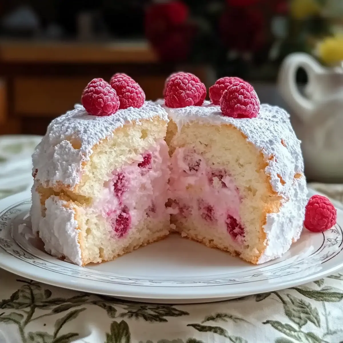 Delightfully Light Raspberry Angel Food Cake Recipe to Impress ...